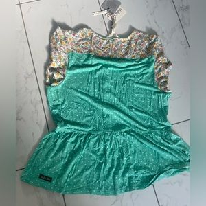 Matilda Jane | Tops | Nwt Matilda Jane Free To Be Green Floral Print ...